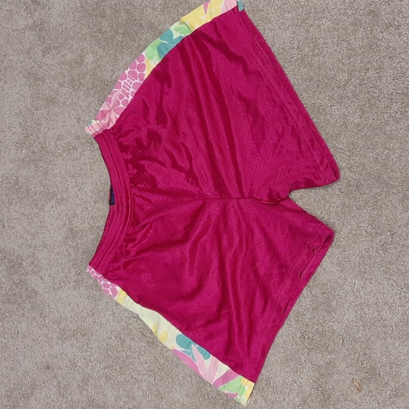 fit2win | Shorts | Fit2win Made In The Usa Floral N Pink Mesh Shorts ...